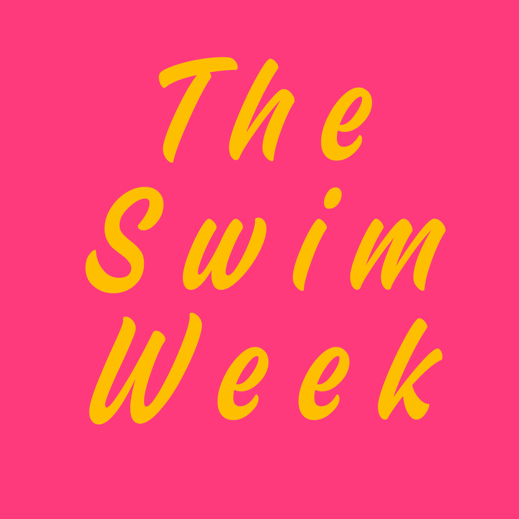 SWIM WEEK DATES - The Swim Week